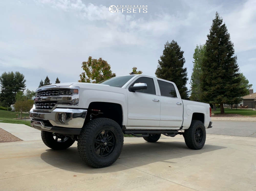 2018 Chevrolet Silverado 1500 with 20x9 1 Fuel Hostage D625 and 37/12 ...