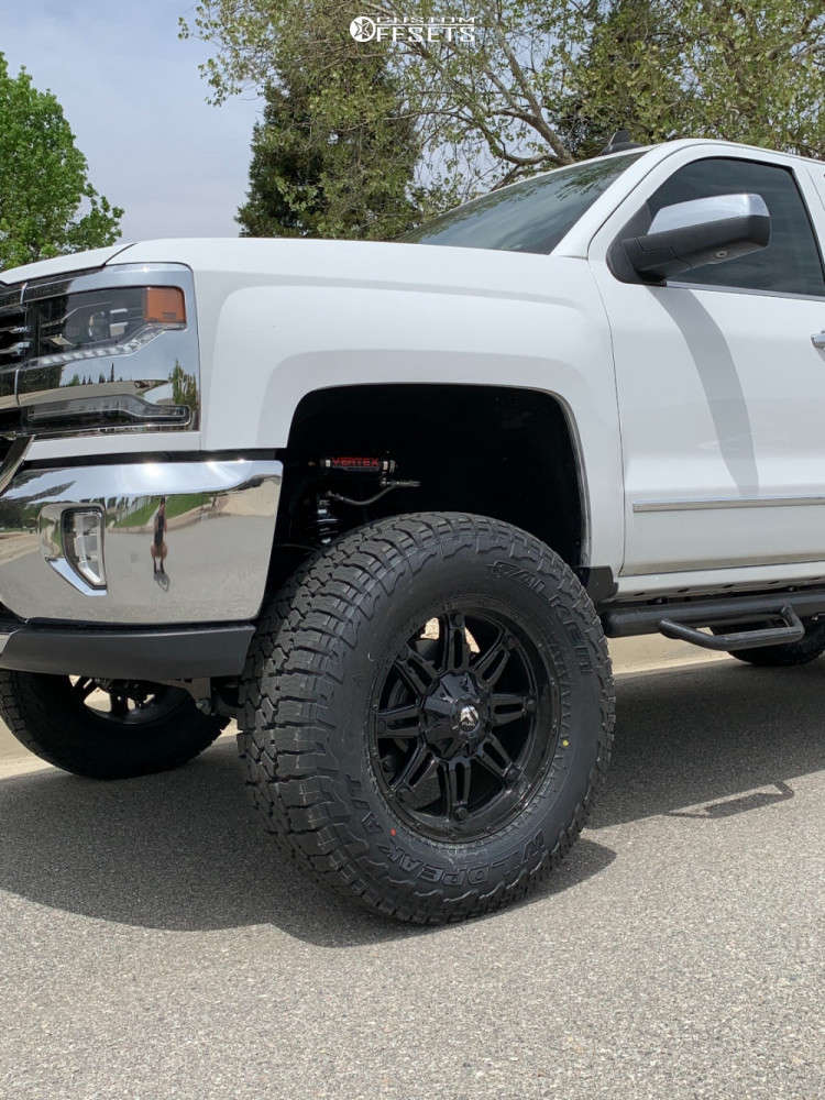 2018 Chevrolet Silverado 1500 with 20x9 1 Fuel Hostage D625 and 37/12 ...