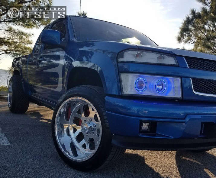 2011 Chevrolet Colorado with 20x12 -40 American Force Shield Ss and 275 ...