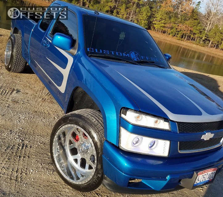 2011 Chevrolet Colorado with 20x12 -40 American Force Shield Ss and 275 ...