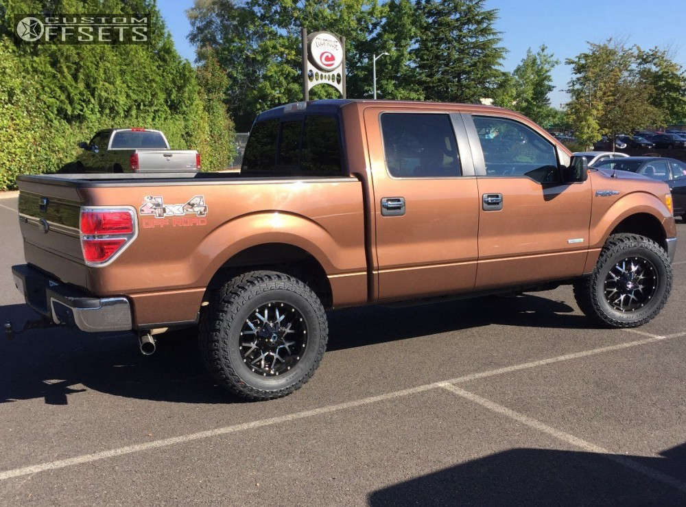 2011 Ford F-150 with 18x9 0 Dropstars 645mb and 295/70R18 Cooper ...