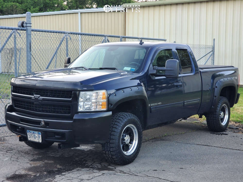 2009 Chevrolet Silverado 2500 HD with 17x9 0 Alloy Ion 171 and 265 ...