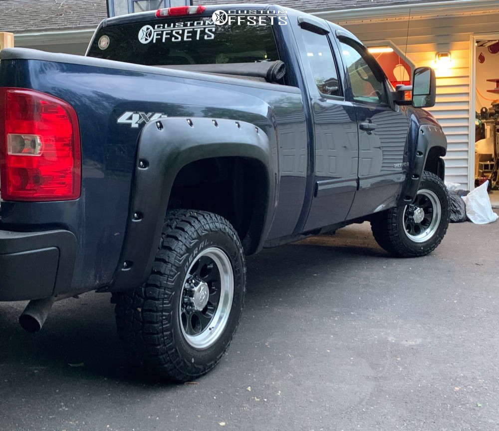 2009 Chevrolet Silverado 2500 HD with 17x9 0 Alloy Ion 171 and 265 ...