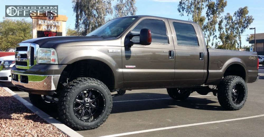 2007 Ford F-250 Super Duty with 20x12 -44 Moto Metal MO970 and 35/12 ...