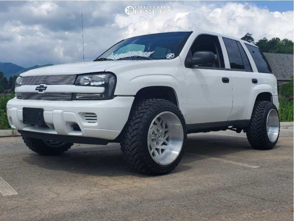 2002 Chevrolet Trailblazer with 20x12 -44 XF Forged Xfx-306 and 285 ...