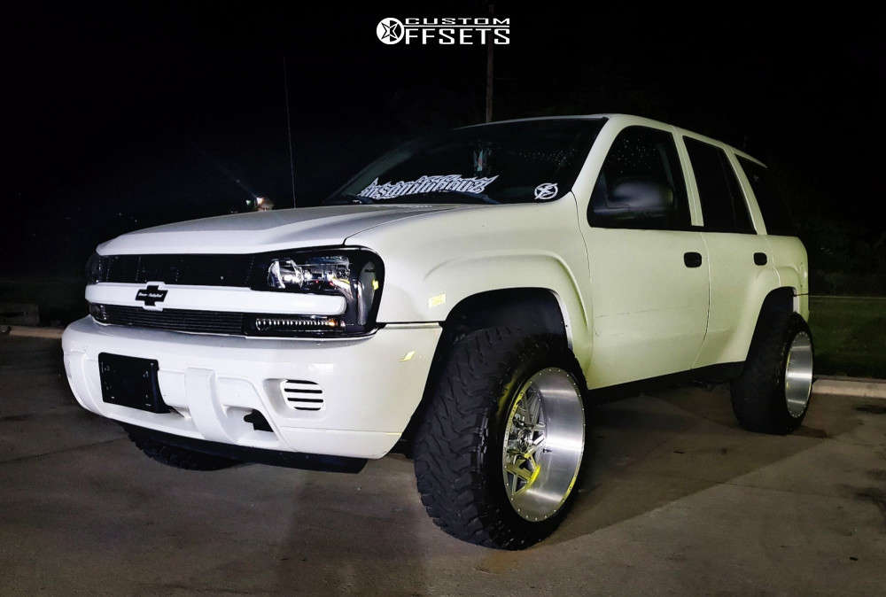 2002 Chevrolet Trailblazer with 20x12 -44 XF Forged Xfx-306 and 285 ...