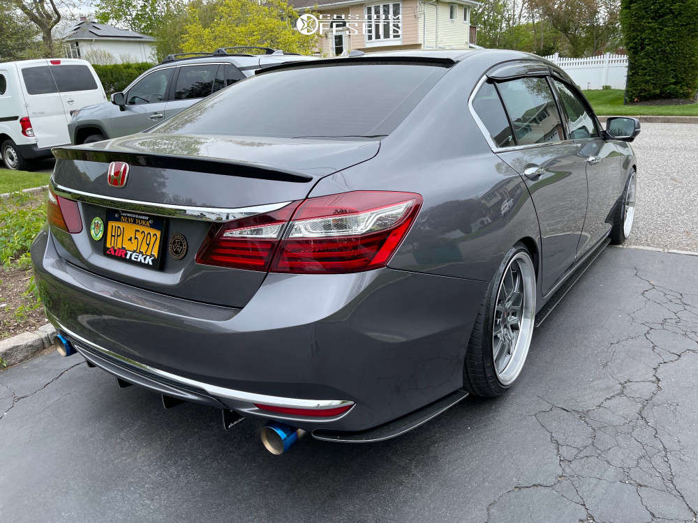 2017 Honda Accord with 19x9.5 35 Option Lab S718 and 235/35R19 Cosmo ...