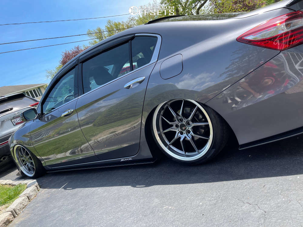 2017 Honda Accord with 19x9.5 35 Option Lab S718 and 235/35R19 Cosmo ...