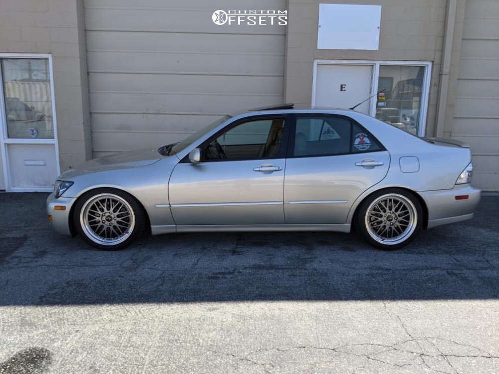 2004 Lexus IS300 with 18x8 35 JNC 005 and 225/40R18 Accelera All Season and Coilovers | Custom ...