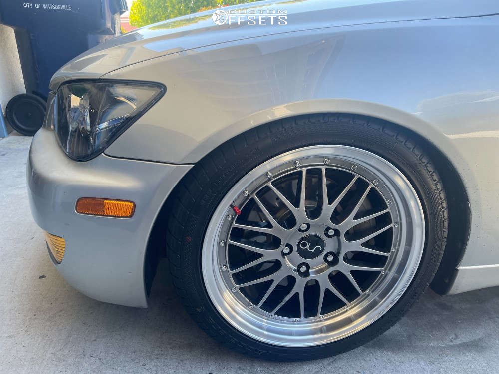 2004 Lexus IS300 with 18x8 35 JNC 005 and 225/40R18 Accelera All Season and Coilovers | Custom ...