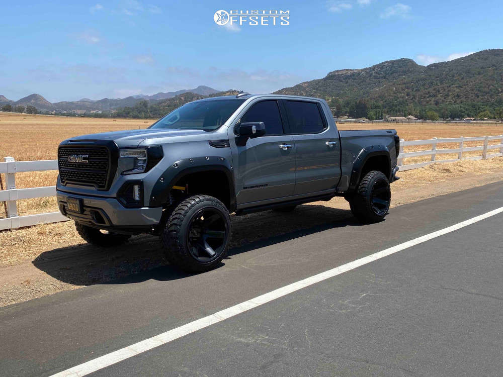 2020 GMC Sierra 1500 with 22x14 -44 Black Rhino Raze and 35/12.5R22 ...
