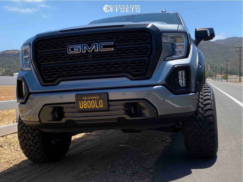 2020 GMC Sierra 1500 with 22x14 -44 Black Rhino Raze and 35/12.5R22 ...