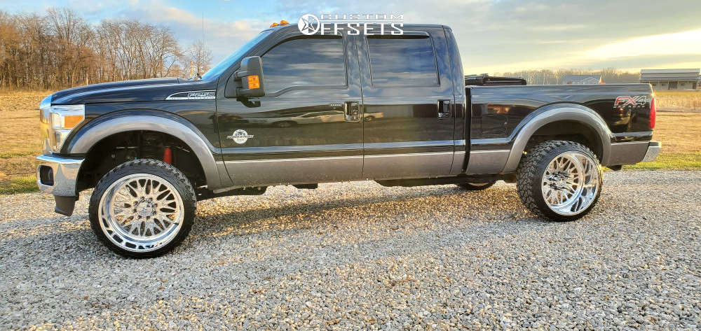 2014 Ford F-250 Super Duty with 24x14 -73 American Force Locus Ss and ...
