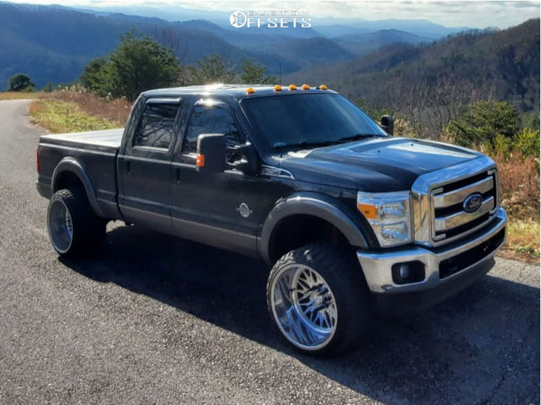 2014 Ford F-250 Super Duty with 24x14 -73 American Force Locus Ss and ...