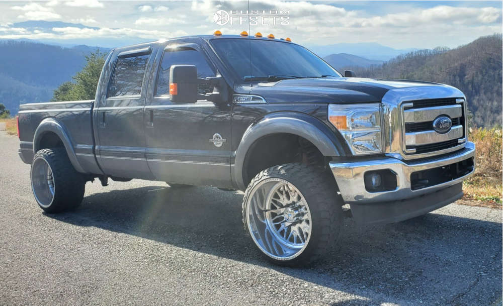 2014 Ford F-250 Super Duty with 24x14 -73 American Force Locus Ss and ...