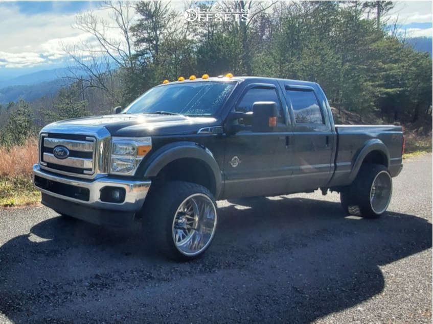 2014 Ford F-250 Super Duty with 24x14 -73 American Force Locus Ss and ...