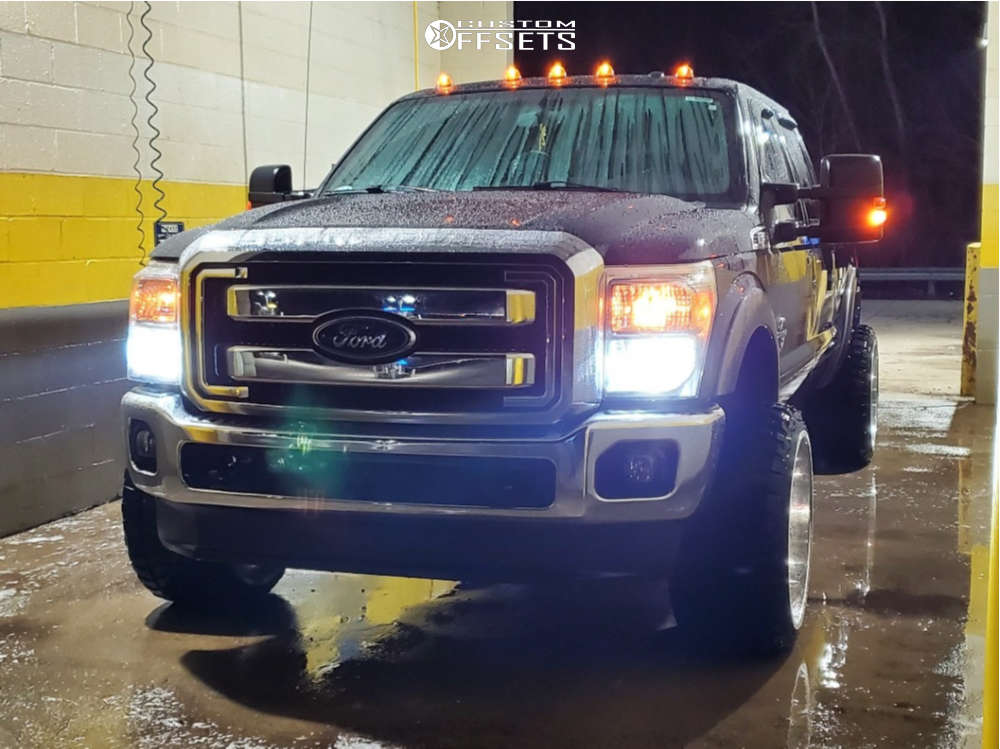 2014 Ford F-250 Super Duty with 24x14 -73 American Force Locus Ss and ...