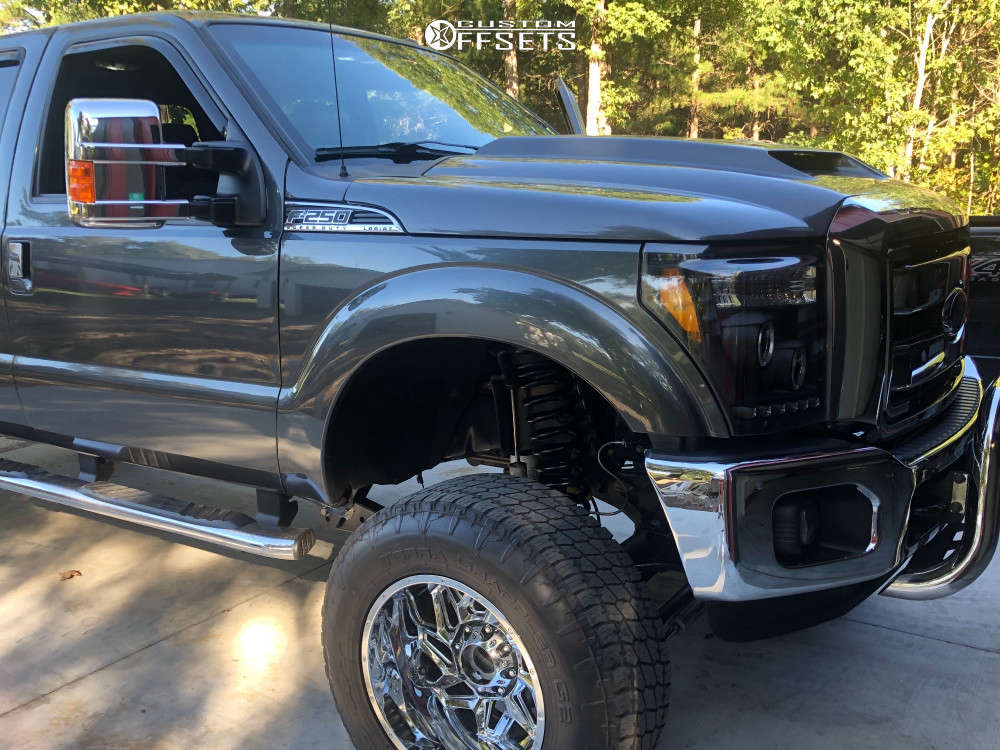 2016 Ford F-250 Super Duty with 20x12 -51 Vision Spyder and 37/12.5R20 ...