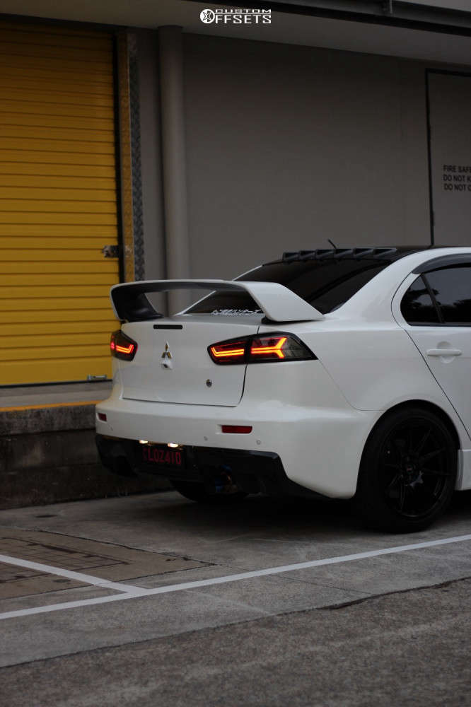 2016 Mitsubishi Lancer with 18x8.75 35 XXR 527 and 225/45R18 Monsta ...