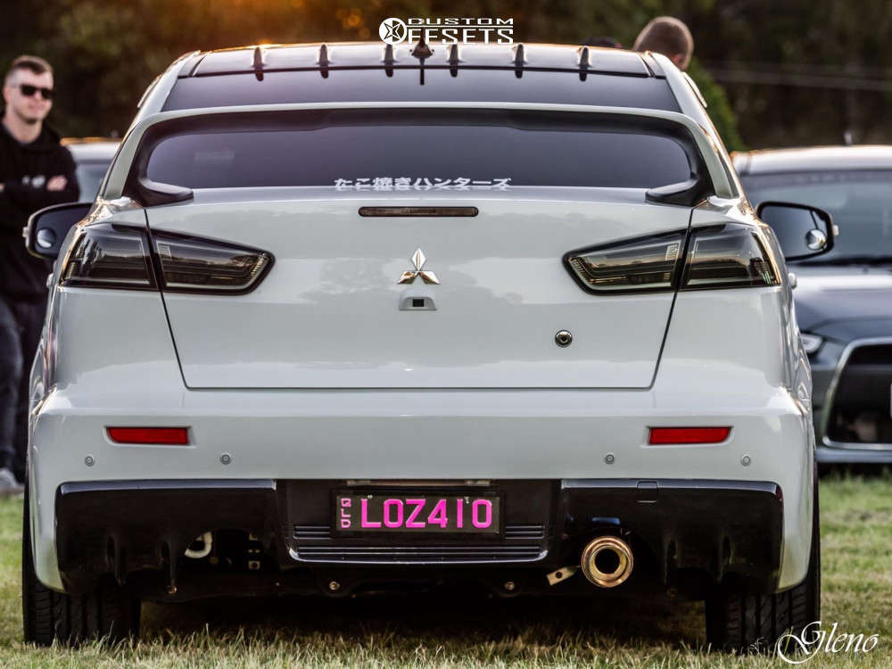 2016 Mitsubishi Lancer with 18x8.75 35 XXR 527 and 225/45R18 Monsta ...