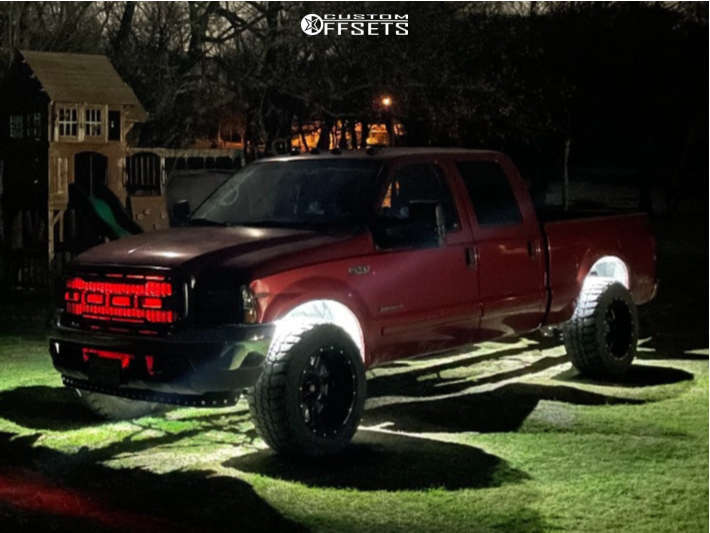 2002 Ford F-250 Super Duty with 20x12 44 Moto Metal Mo960 and 35/12 ...