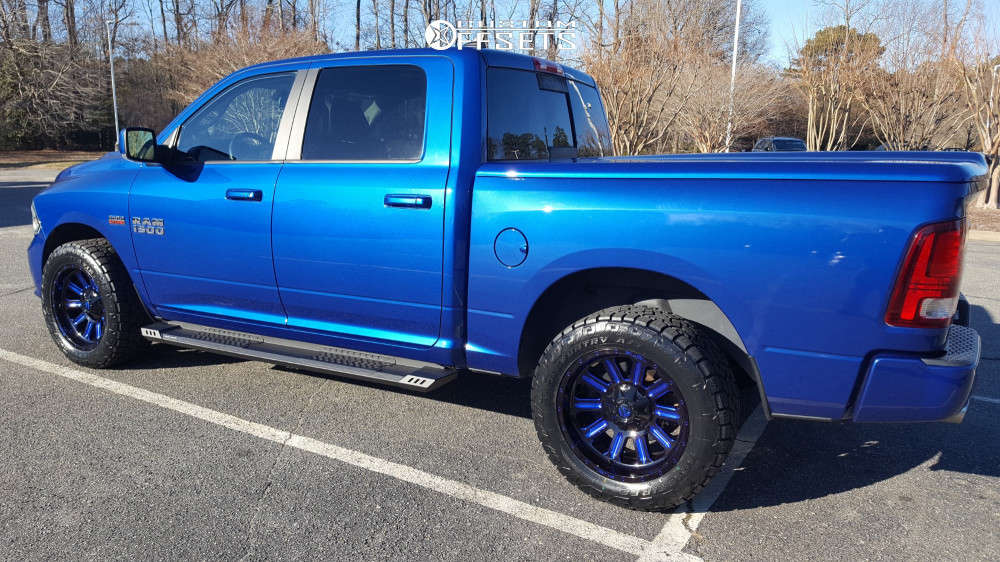 2014 Ram 1500 with 20x10 -18 Fuel Hardline and 33/12.5R20 Toyo Tires ...