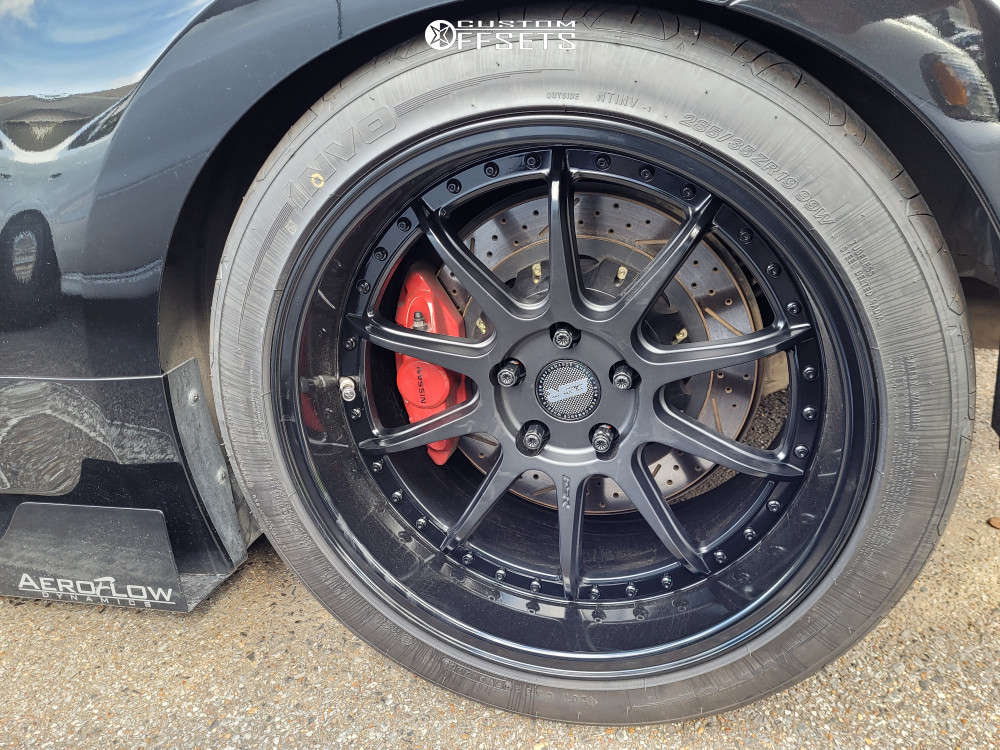 2013 Nissan 370Z with 19x9.5 22 ESR Cs12 and 245/40R19 Nitto Invo and ...
