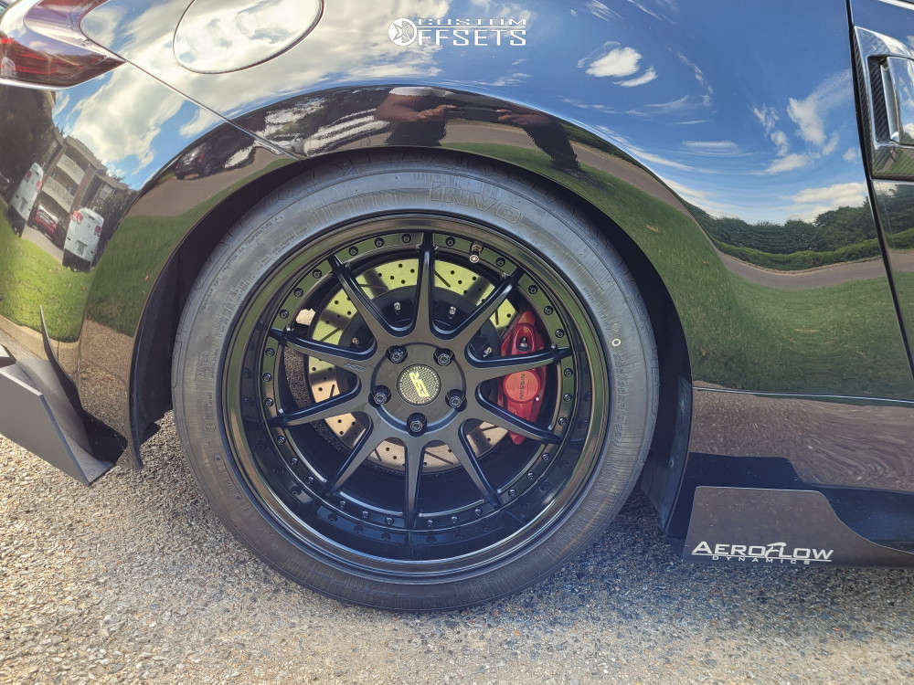 2013 Nissan 370Z with 19x9.5 22 ESR Cs12 and 245/40R19 Nitto Invo and ...