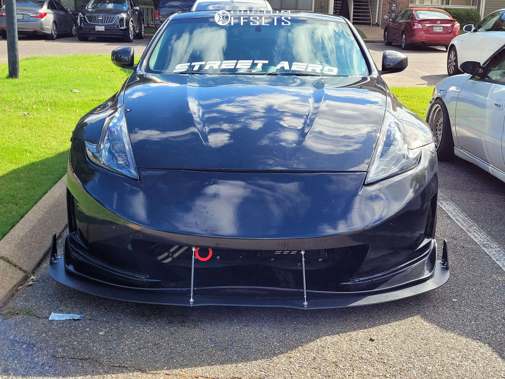 2013 Nissan 370Z with 19x9.5 22 ESR Cs12 and 245/40R19 Nitto Invo and ...