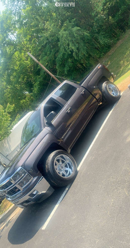 2014 Chevrolet Silverado 1500 with 20x12 -44 Dropstars 655c and 305 ...