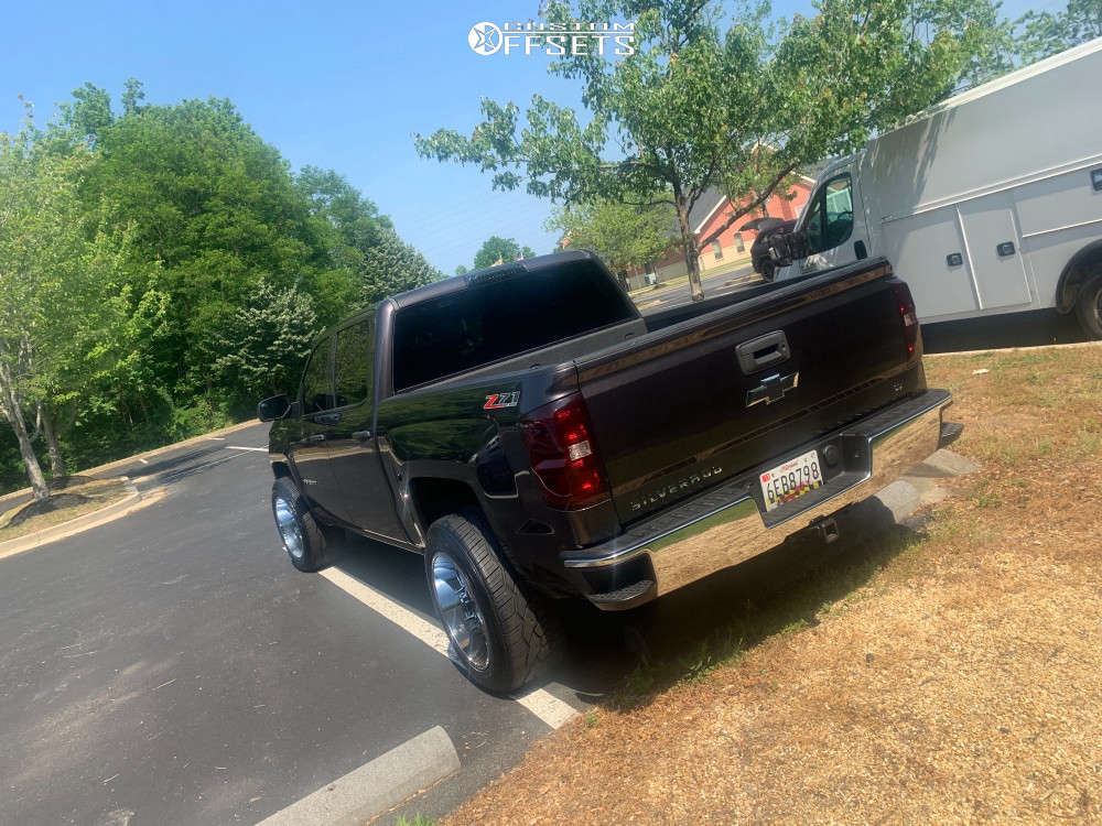 2014 Chevrolet Silverado 1500 with 20x12 -44 Dropstars 655c and 305 ...