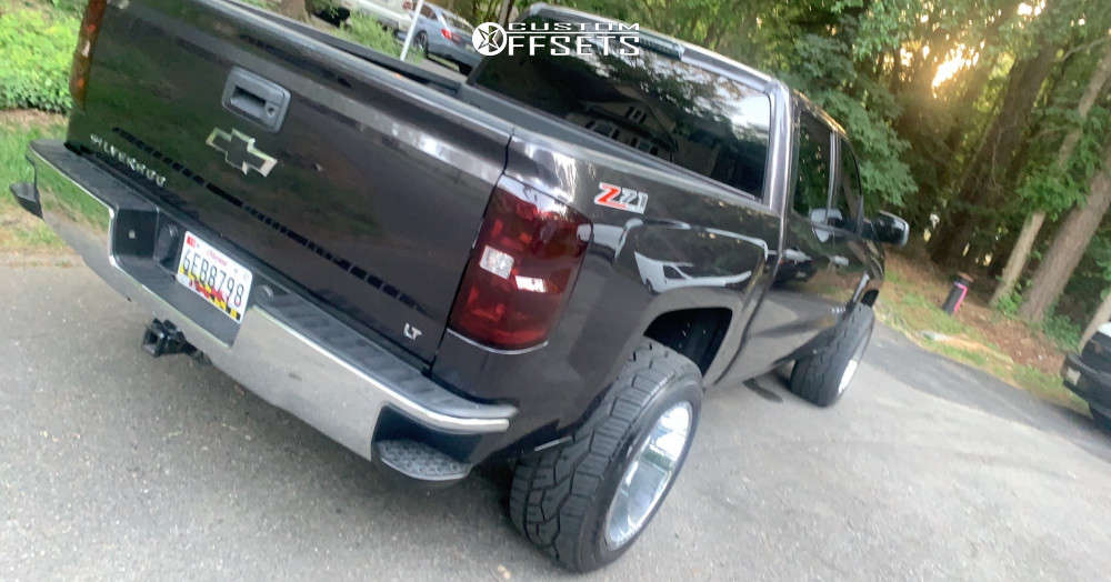 2014 Chevrolet Silverado 1500 with 20x12 -44 Dropstars 655c and 305 ...
