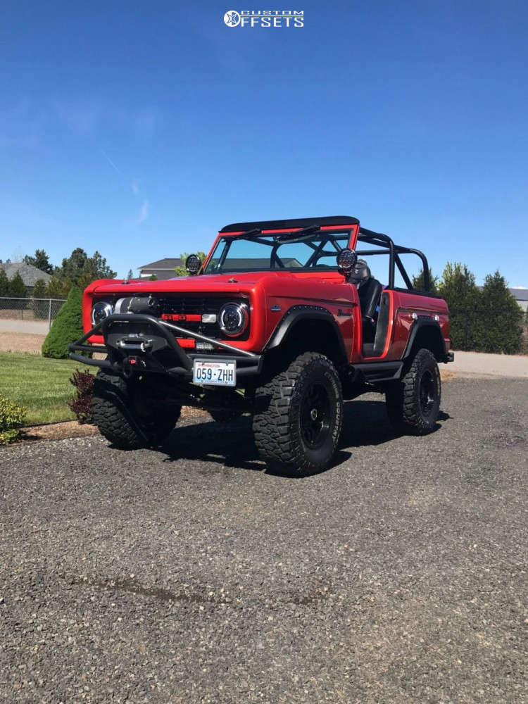 1967 Ford Bronco with 17x9 -12 Fuel Sledge and 315/70R17 Dick Cepek ...