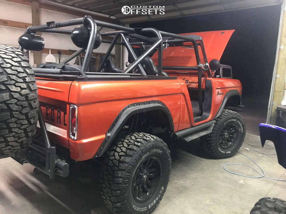 1967 Ford Bronco with 17x9 -12 Fuel Sledge and 315/70R17 Dick Cepek ...