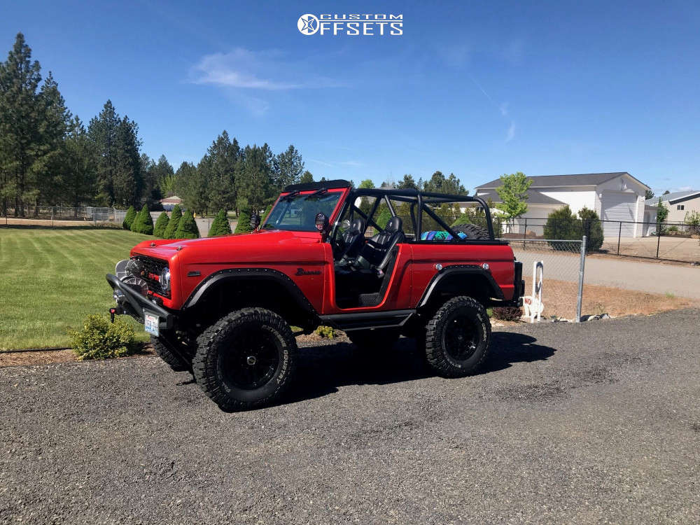 1967 Ford Bronco with 17x9 -12 Fuel Sledge and 315/70R17 Dick Cepek ...