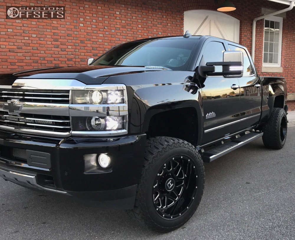 2016 Chevrolet Silverado 2500 HD with 20x12 -44 Hostile Sprocket and ...