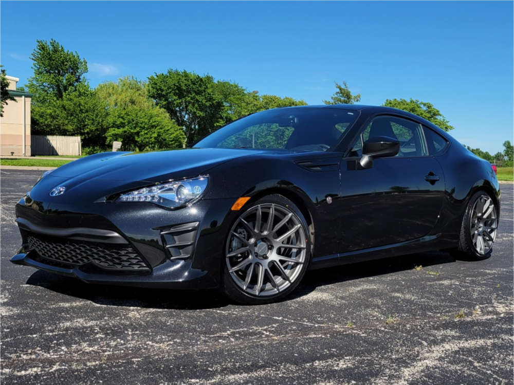 2020 Toyota 86 with 18x9.5 38 AVID1 SL01 and 215/40R18 Vercelli Strada ...