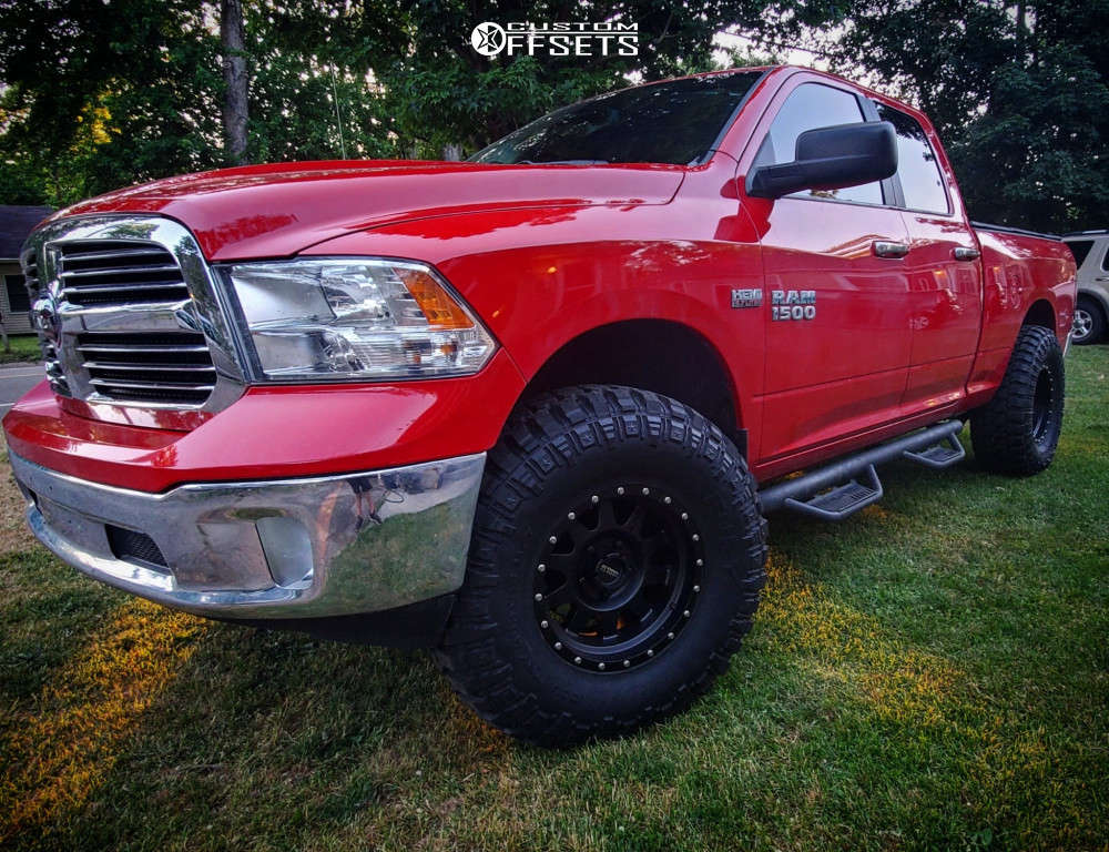 2015 Ram 1500 with 17x9 -12 Method MR301 and 37/13.5R17 Fury Offroad ...