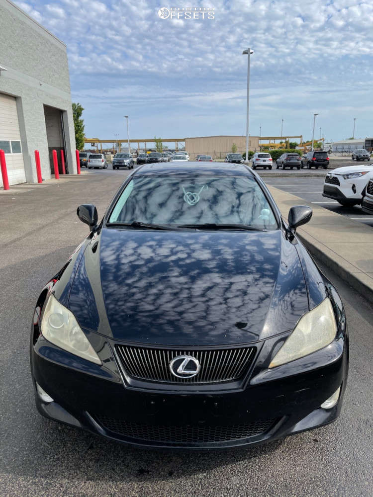 2006 Lexus IS250 with 18x9.5 22 ESR Sr07 and 235/40R18 Nankang Ns-25 ...