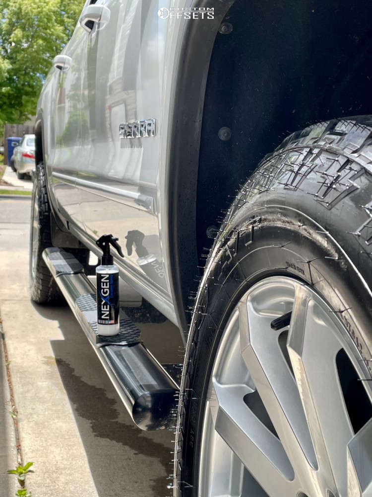 2018 GMC Sierra 1500 with 20x9 15 Black Rhino Traverse and 275/60R20 ...