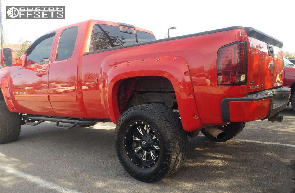 2007 Chevrolet Silverado 1500 with 18x10 -24 Fuel Throttle and 325 ...