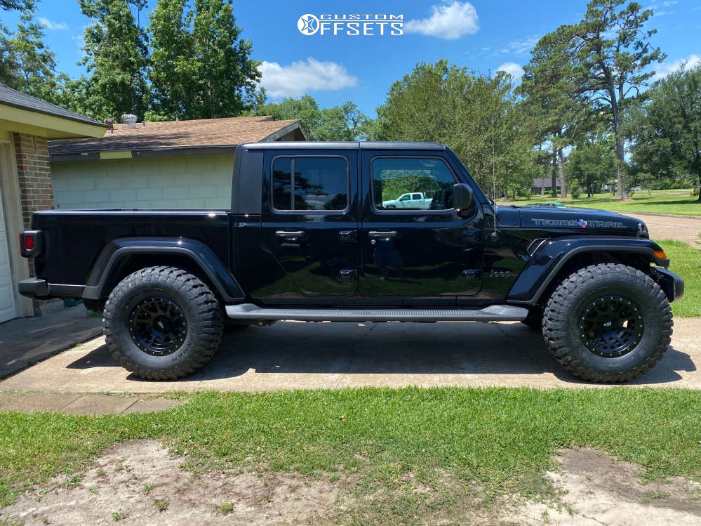 2021 Jeep Gladiator with 17x9 -38 Dirty Life Enigma Pro and 37/12.5R17 Ironman All Country MT ...