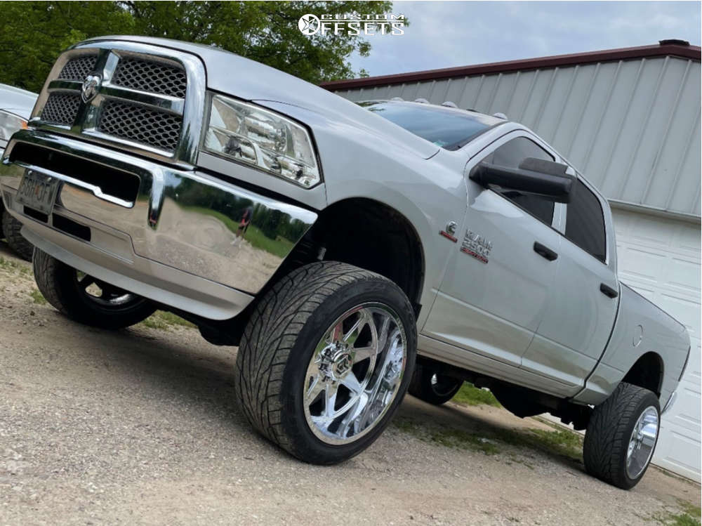 2015 Ram 2500 with 22x12 -44 Dropstars 655c and 33/11.5R22 Toyo Tires ...