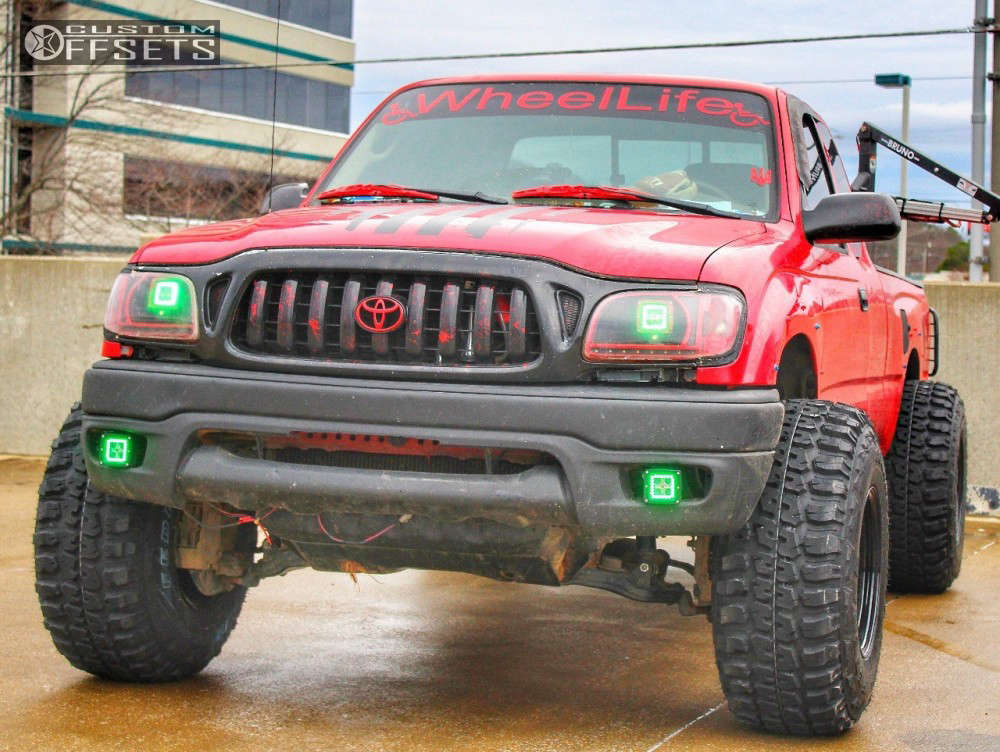 2001 Toyota Tacoma with 15x12 -44 Bart Wheels Super Trucker and 33/12 ...