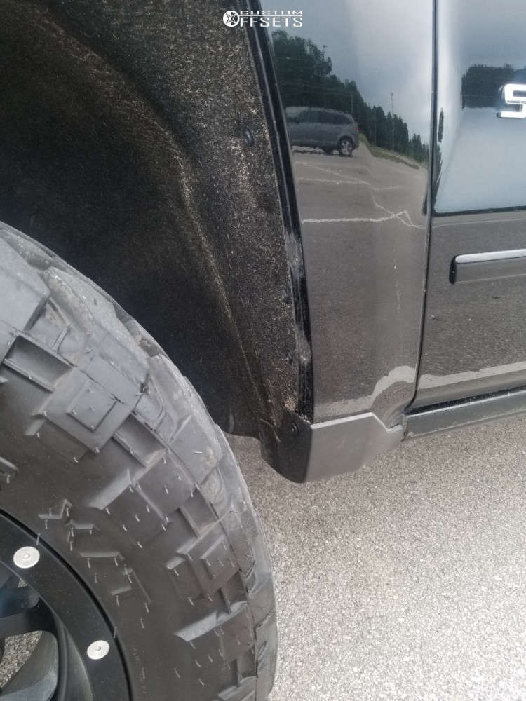 2018 Chevrolet Silverado 1500 with 20x10 -24 Fuel Krank and 33/12.5R20 ...