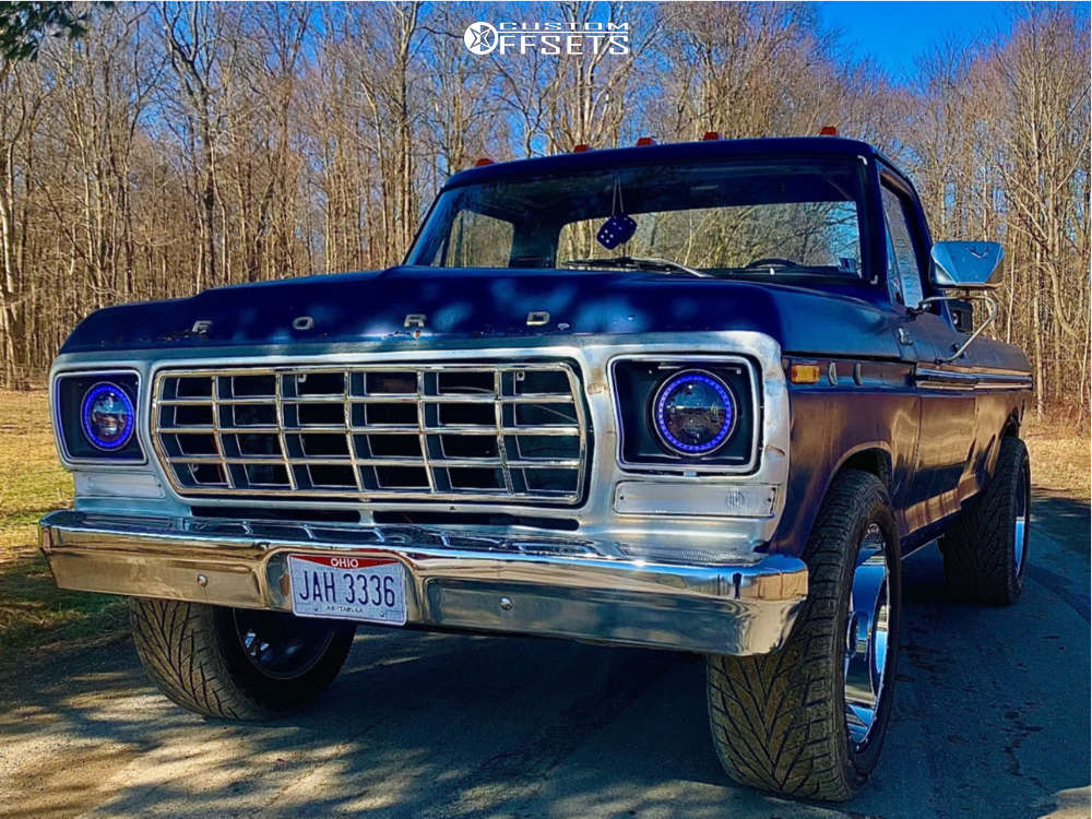 1978 Ford F-250 with 20x10 -24 Xtreme Force Xf-8 and 33/12.5R20 Toyo ...