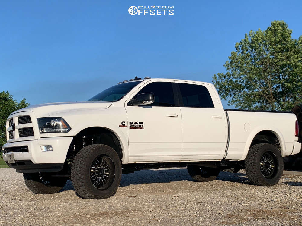 2016 Ram 2500 with 20x9 12 Vision Riot and 305/55R20 Mickey Thompson ...