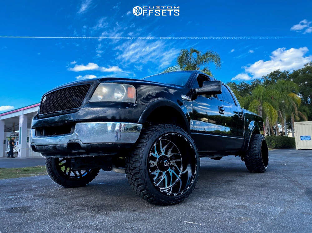 2004 Ford F-150 with 24x14 -76 TIS Forged 544bm and 35/12.5R24 Haida ...