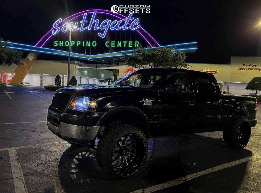 2004 Ford F-150 with 24x14 -76 TIS Forged 544bm and 35/12.5R24 Haida ...