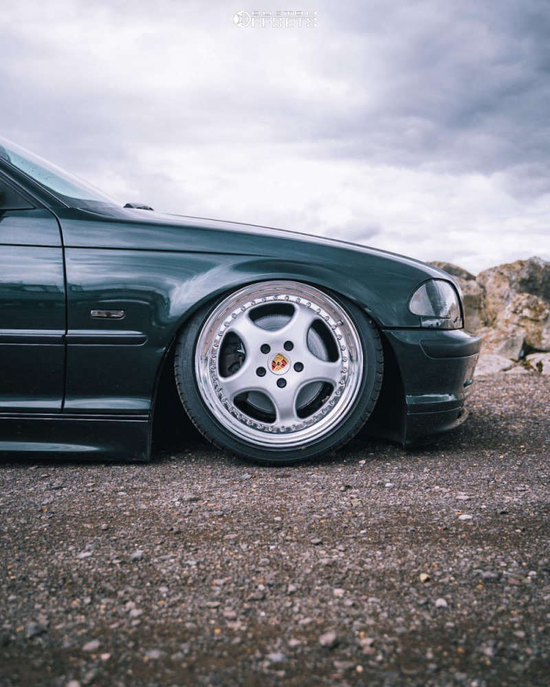 2000 BMW 3 Series with 17x8 35 RH Zw1 and 205/40R17 Nankang Ns-20 and ...